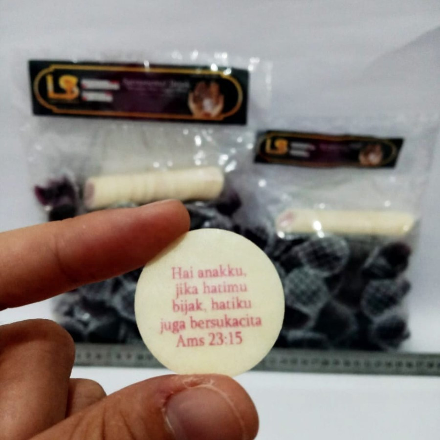Jual Paket Anggur Perjamuan Cup + Hosti Ayat (isi 100pcs) | Shopee ...