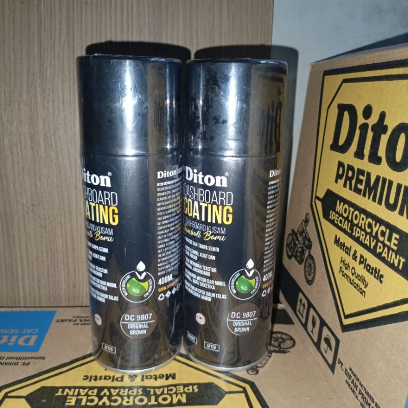 Jual CAT SEMPROT DITON DASHBOARD COATING 9807 ORIGINAL BROWN 400ML ...