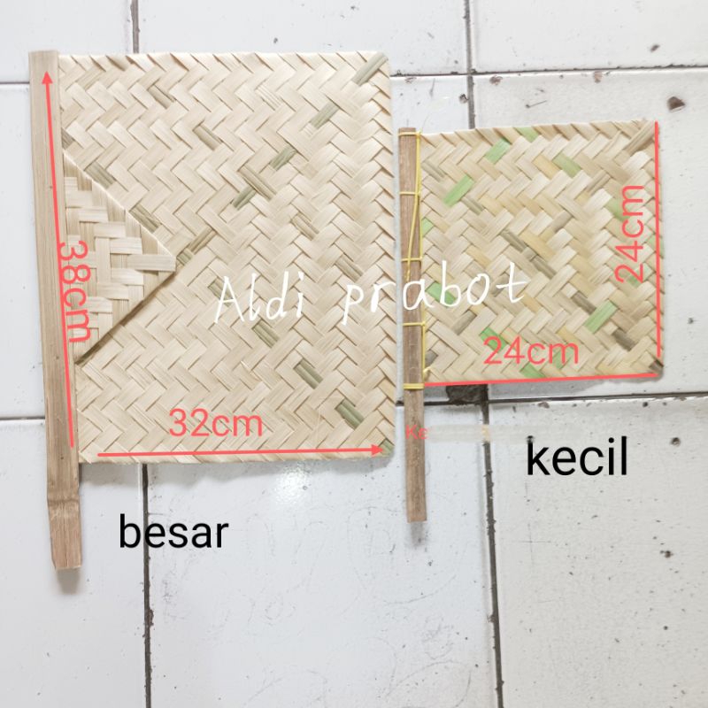 Jual kipas bambu kipas sate kipas anyaman bambu | Shopee Indonesia