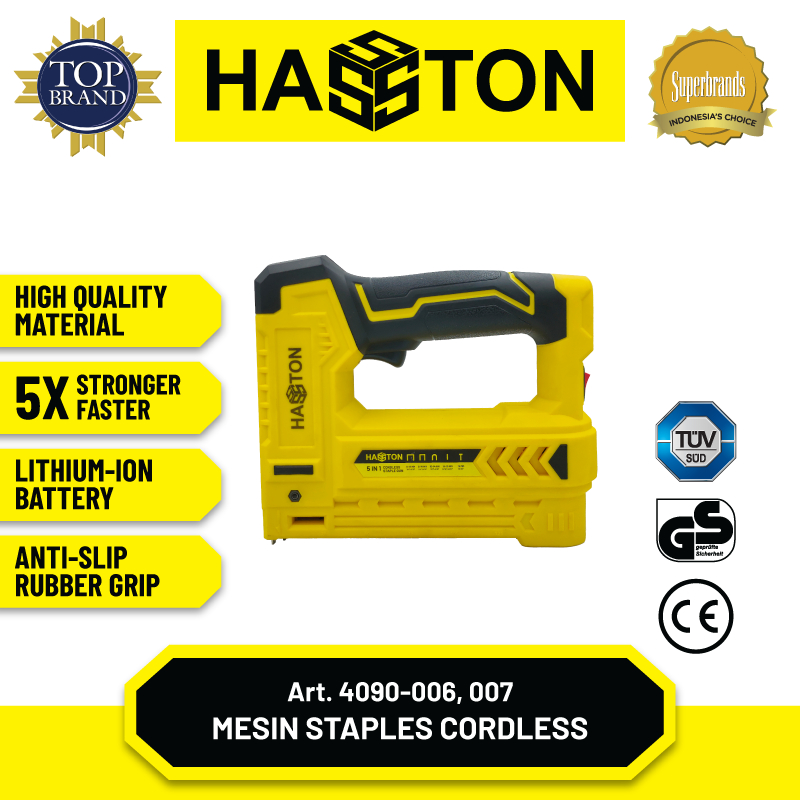 Jual Hasston Mesin Staples Cordless / Cordless Staples Gun / Stapler Gun (4090) | Shopee Indonesia