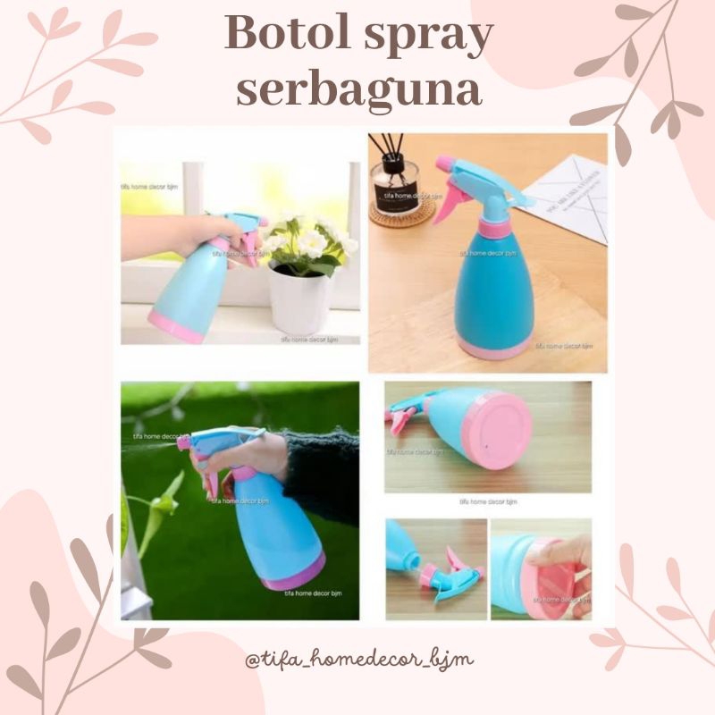 Jual Botol Semprot Tanaman 500ml Multifungsi Botol Spray Bunga Kaca ...