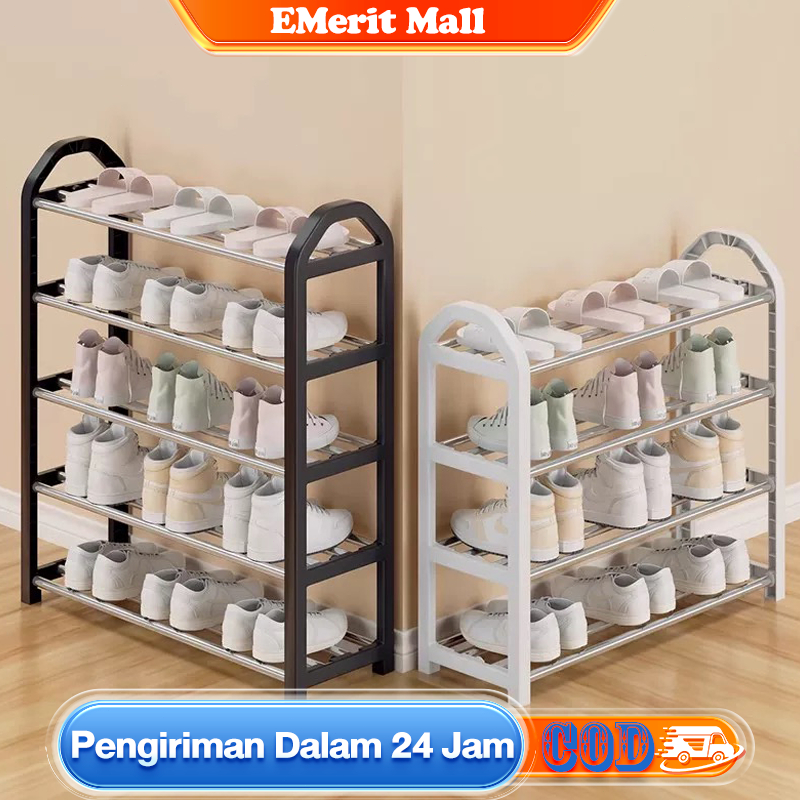 Jual Rak Sepatu Portable 5 Tingkat Tempat Sepatu Rak Sandal Serbaguna ...