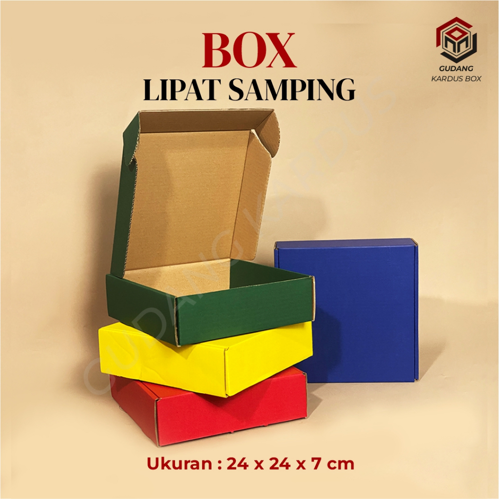 Jual Box DC LS (24 x 24 x 7 cm) - Box Hampers/Kardus packing/ Box Kado ...