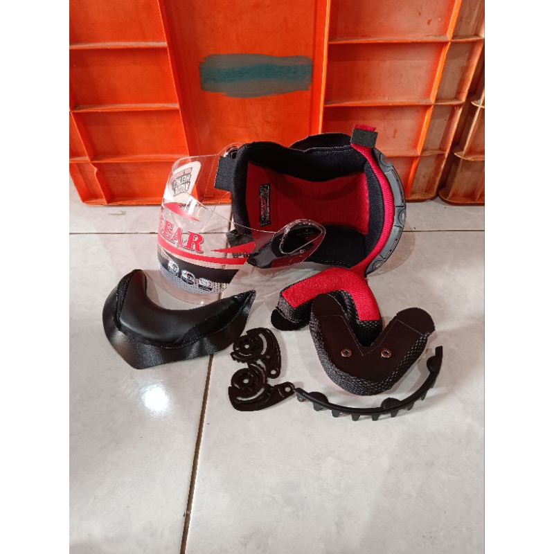 Jual PAKET KACA HELM NHK R6 + BUSA NHK R6 KANCING BESI | Shopee Indonesia