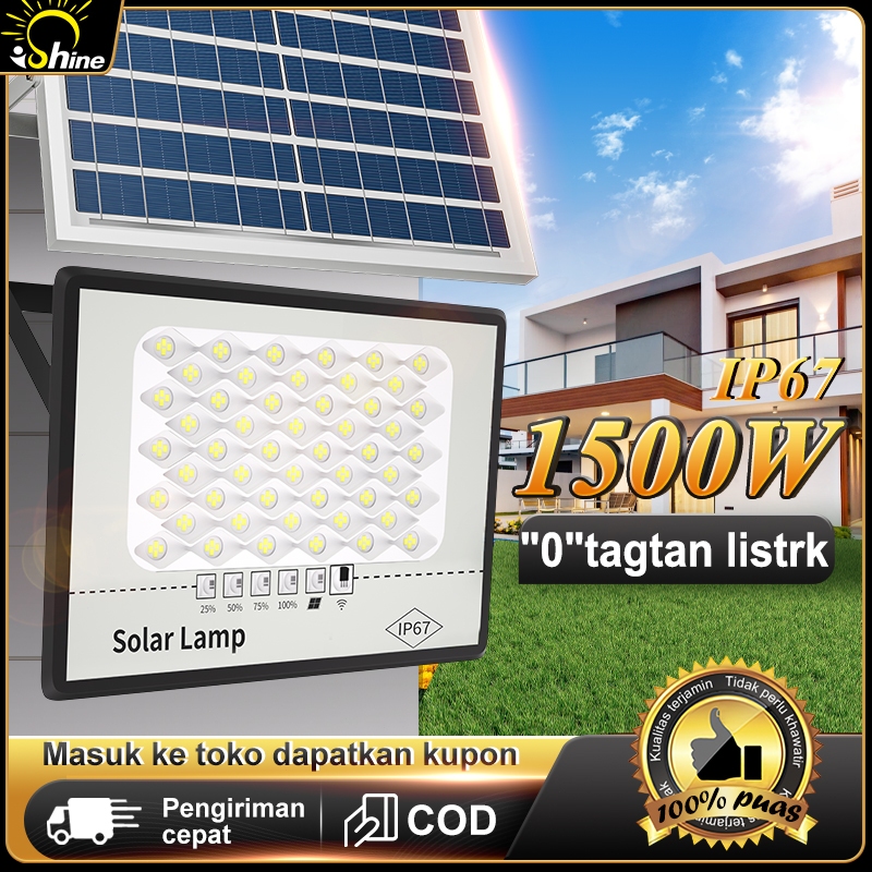 Jual 【Banyak Beli Banyak Hemat】 Lampu tenaga surya outdoor 1500W lampu ...