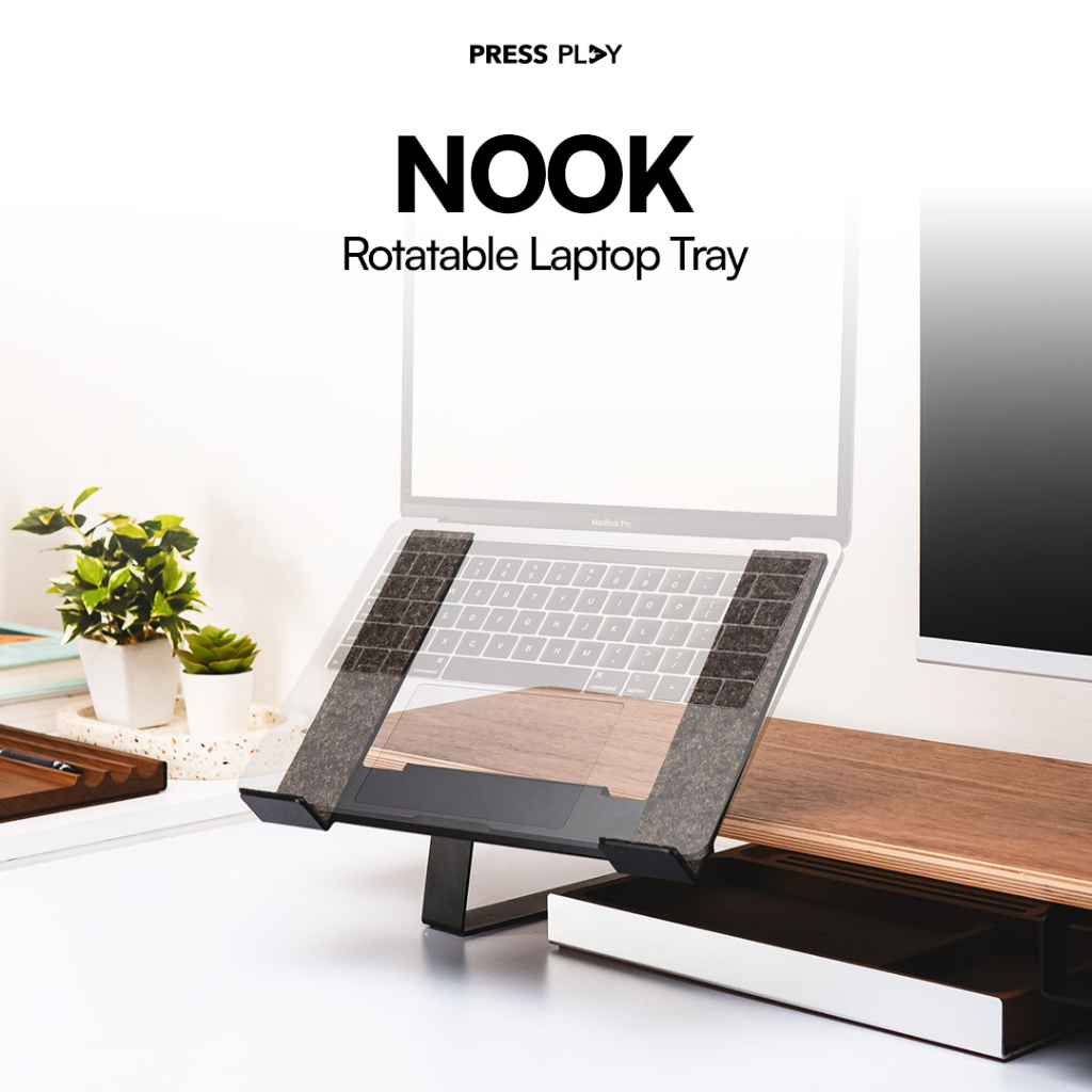 Jual Rotatable Laptop Tablet Dock for NOOK Desk Shelf Pro | Shopee ...