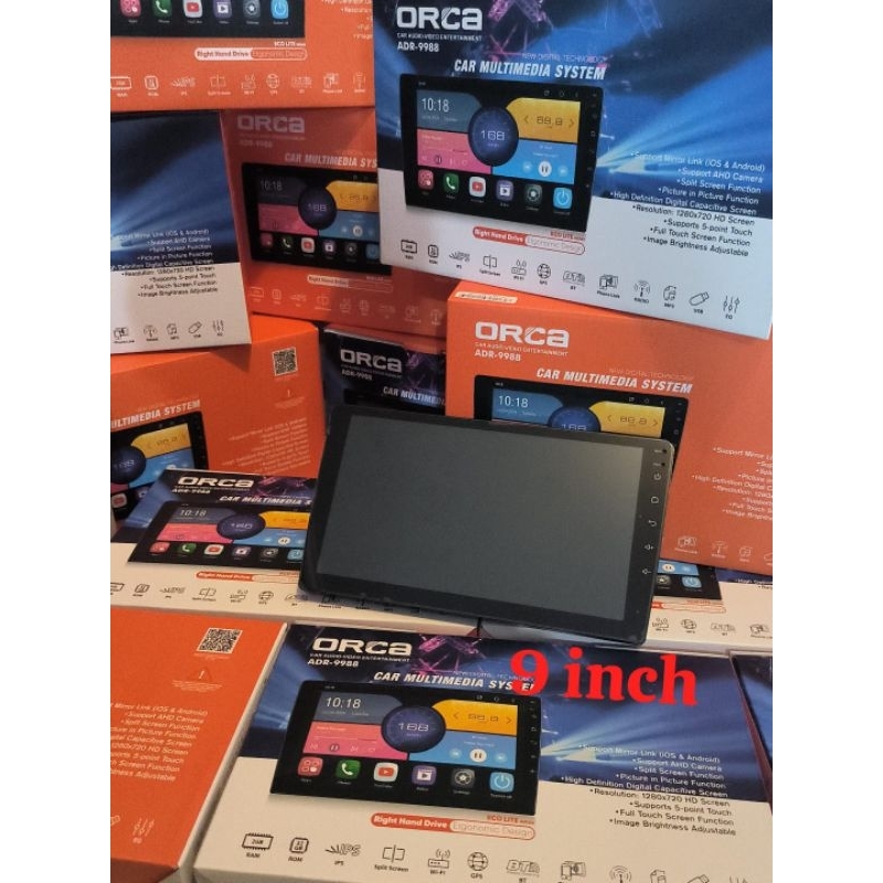 Jual head unit android orca ECO lite 9 inch | Shopee Indonesia