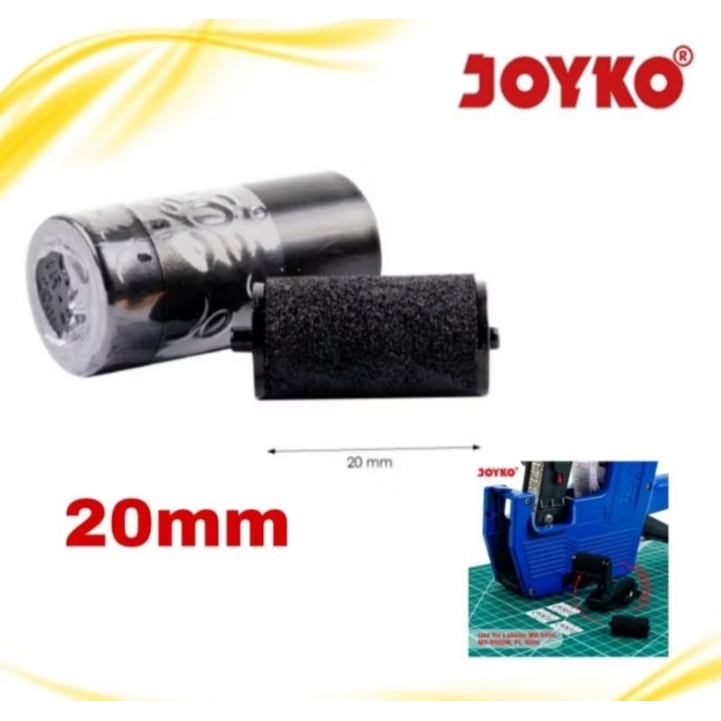 Jual TINTA ROL MESIN LABEL HARGA/INK ROL JOYKO 20MM (1 LINE) 1 BARIS ...