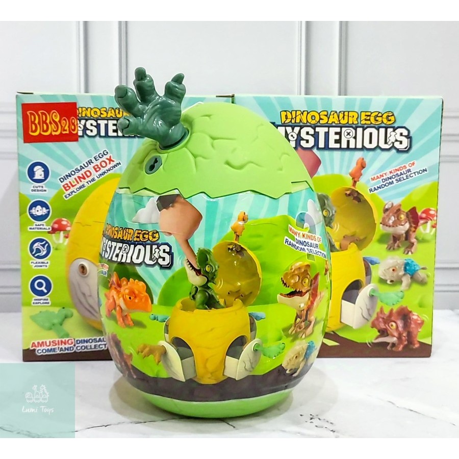 Jual Mainan Anak Telur Dinosaurus Mysterious Dinosaur Egg Blind BOX Egg ...
