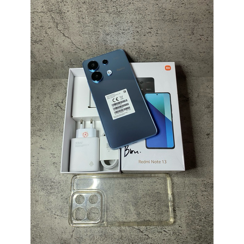 Jual redmi note 13 4g (8/128) fullset mulus grade a (blue) | Shopee ...