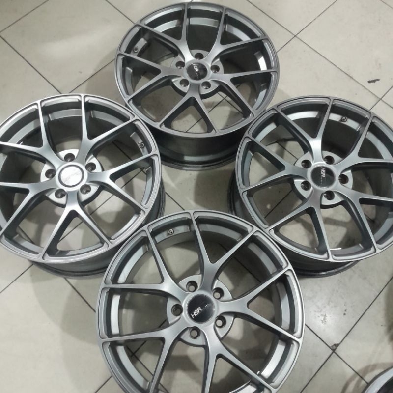 Jual Velg Second HSR WURZBURG F1 Ring 18x8 Pcd 5x114,3 ET 45 Matte Grey | Shopee Indonesia