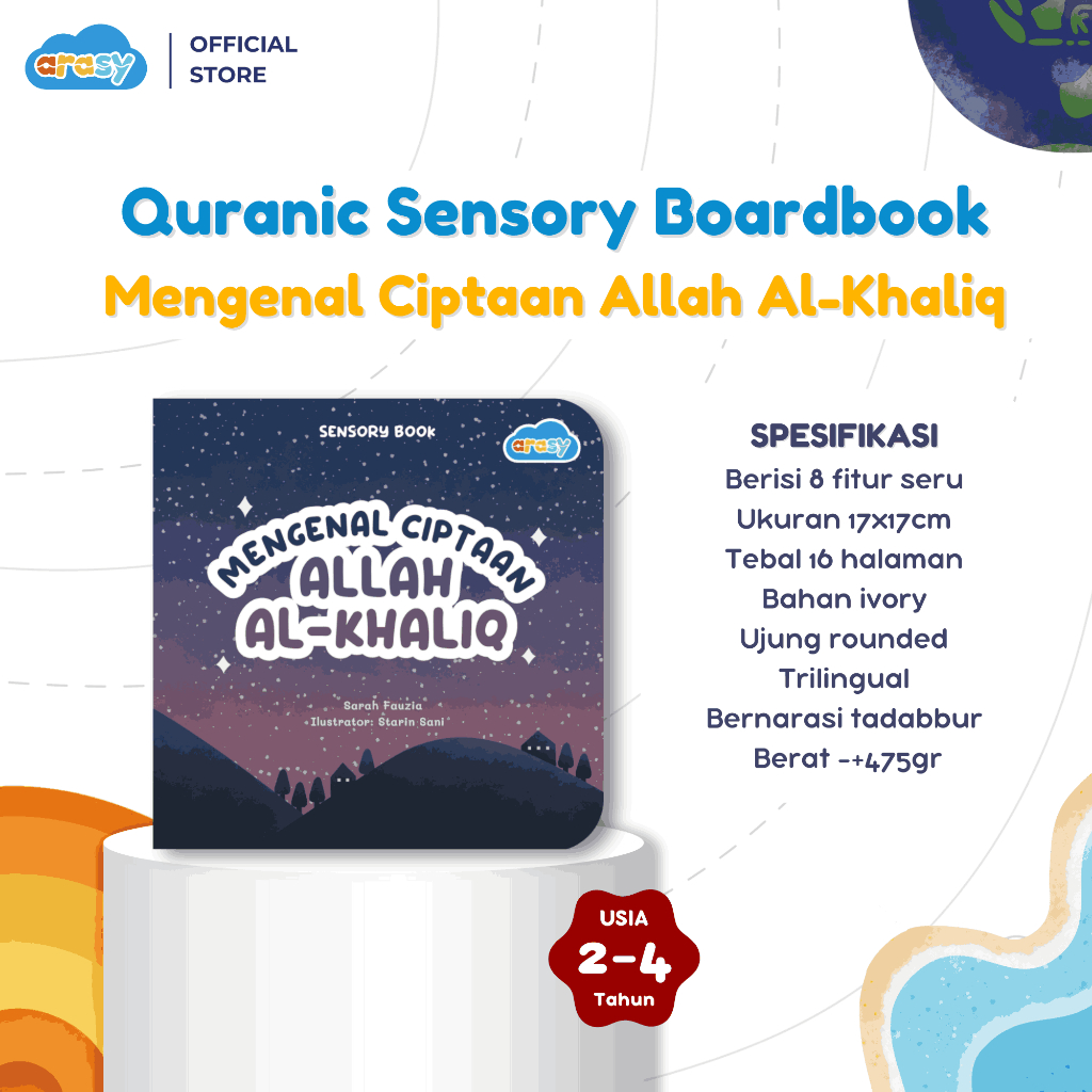 Jual [Arasy] Quranic Sensory Book: Mengenal Ciptaan Allah Al-Khaliq ...