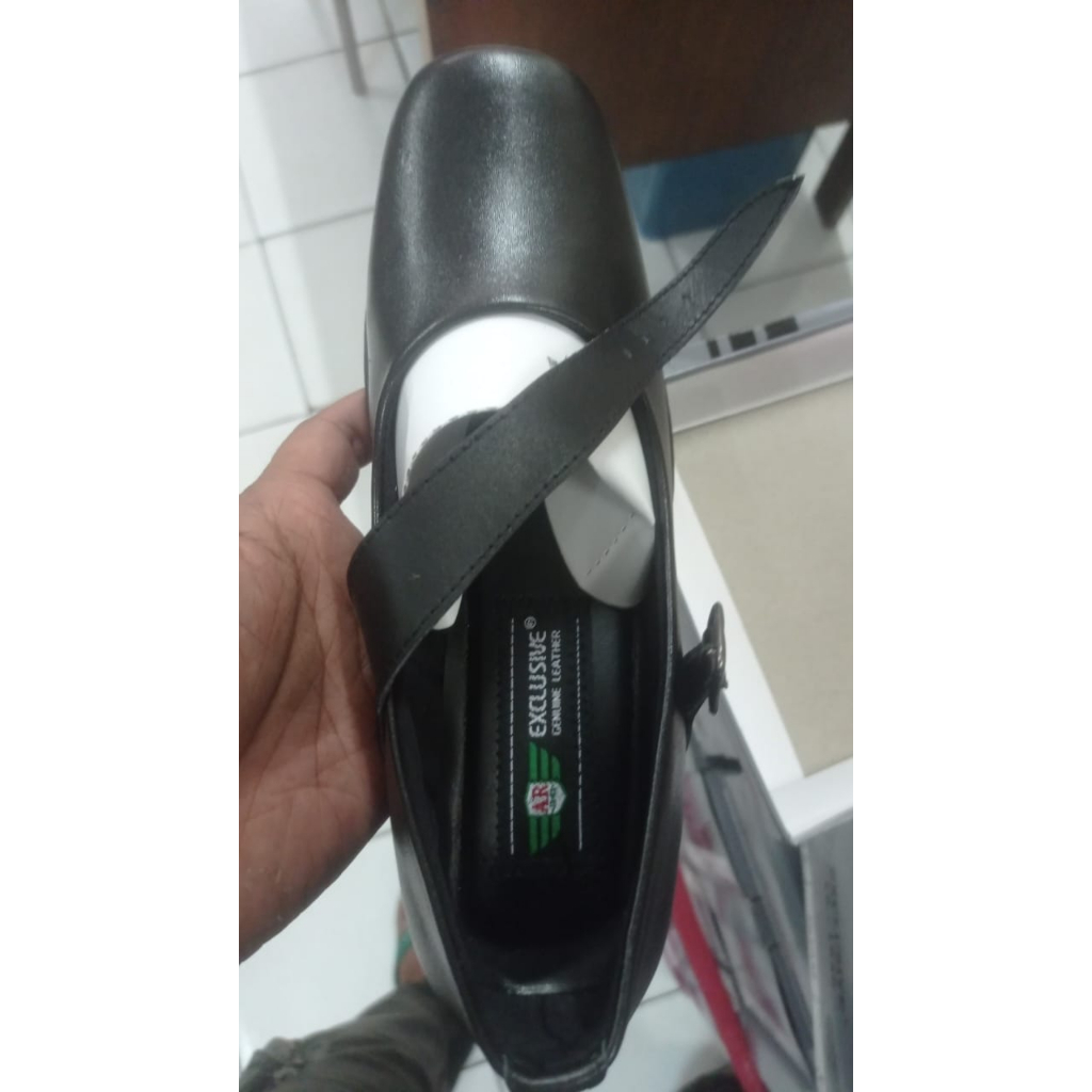 Jual Sepatu PDH Polwan 1705 AR Tali | Sepatu PDH Pantopel Wanita ...