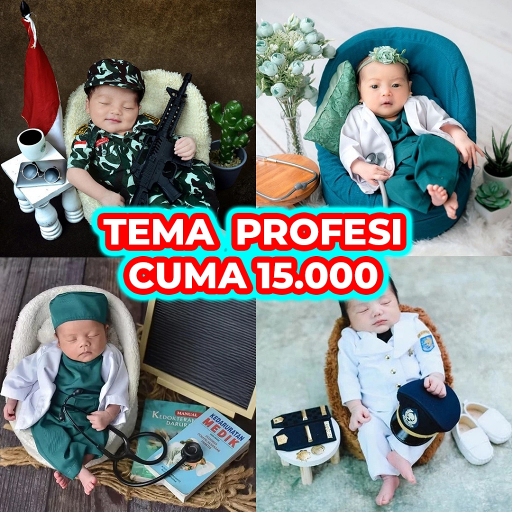 Jual Edit Foto Bayi Newborn Tema Profesi (25-48) | Shopee Indonesia