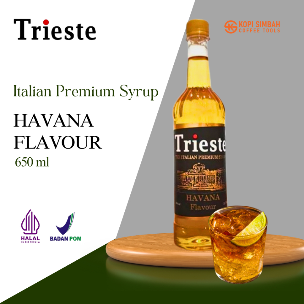Jual Trieste Syrup Rasa Havana Syrup Premium Italia Premium Sirup ...