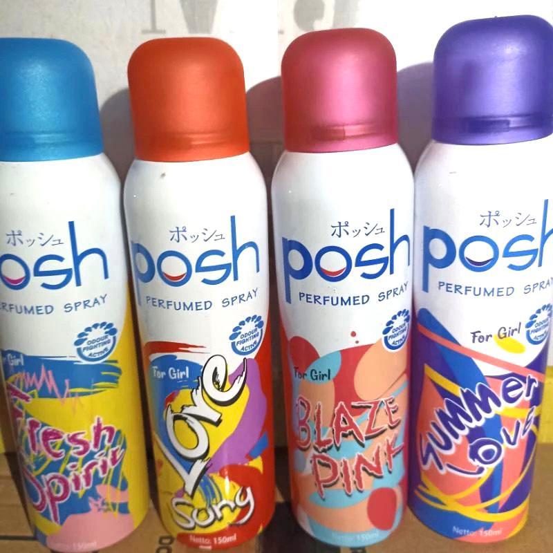 Jual POSH PARFUM BODY SPRAY WOMEN 150 ML ( DUS ) | Shopee Indonesia