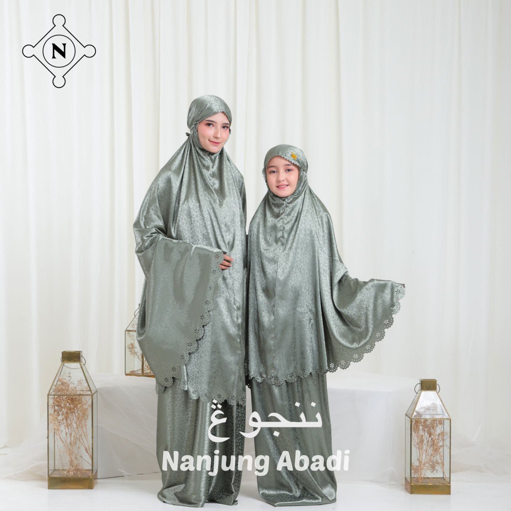 Jual NANJUNG ABADI - Mukena Lafiya Travelling Couple Ibu & Anak ...