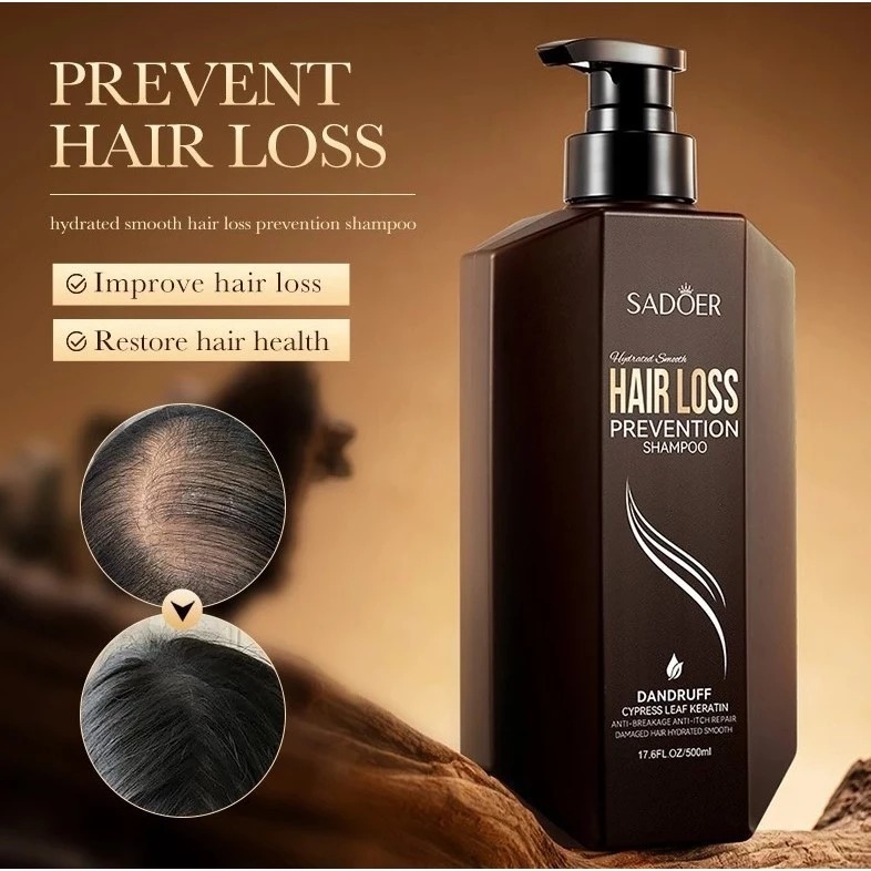 Jual SADOER Hair Loss Shampoo Anti Dandruff 500ml Sampo Perawatan Rambut Rontok dan Anti Ketombe ...