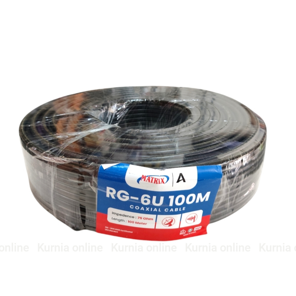 Jual Kabel tv parabola venus matrix rg6 100M (90Y) | Shopee Indonesia