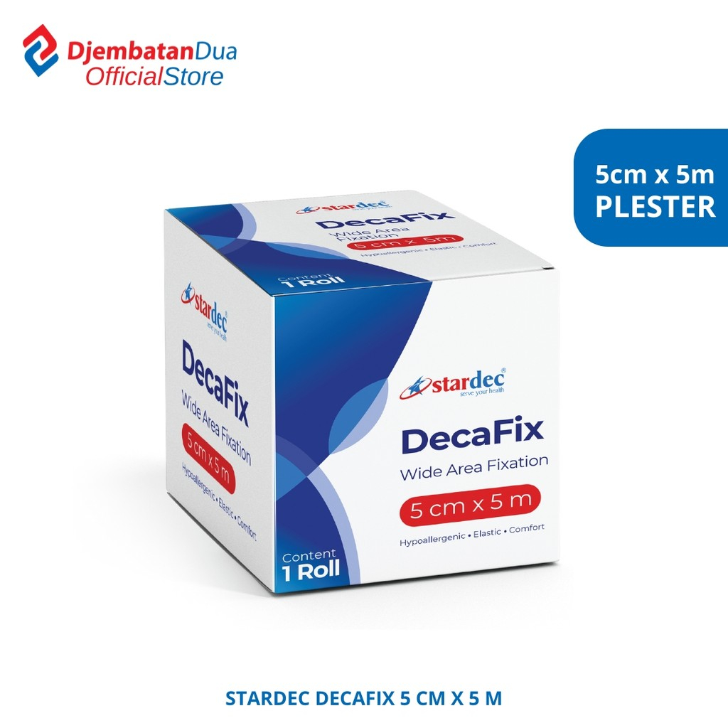 Jual Stardec Decafix Plester Roll Penutup Luka - 5 cm x 5 m | Shopee ...