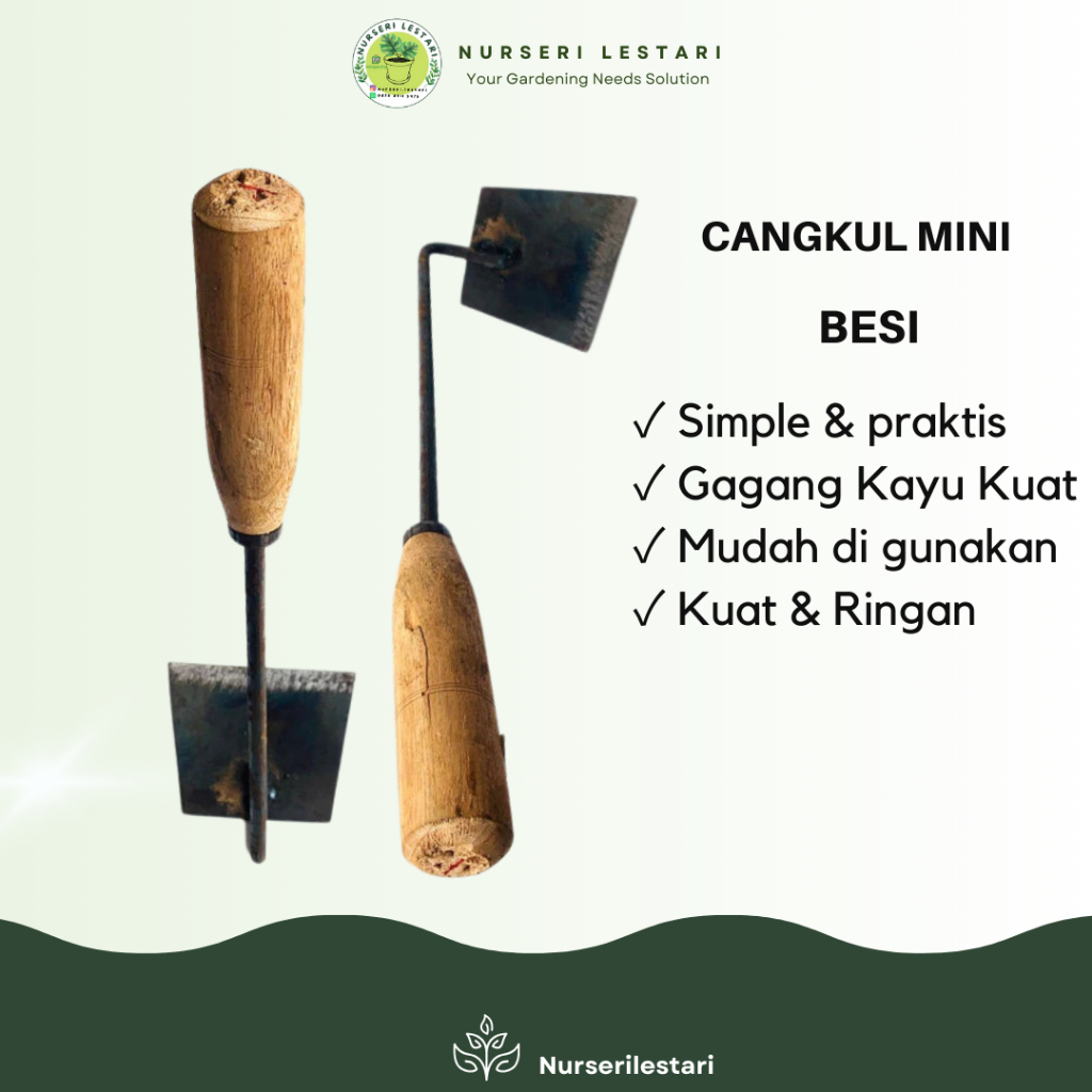 Jual Cangkul Pacul Mini Besi Gagang Kayu Untuk Berkebun | Shopee Indonesia