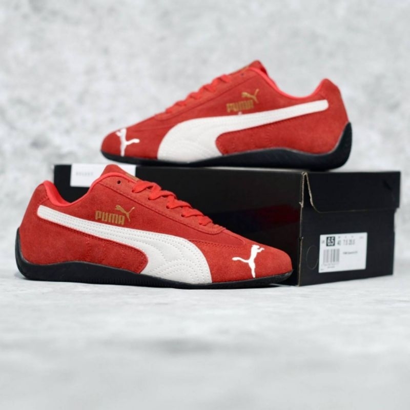 Jual Sepatu Puma speedcet Autentik red white | Shopee Indonesia