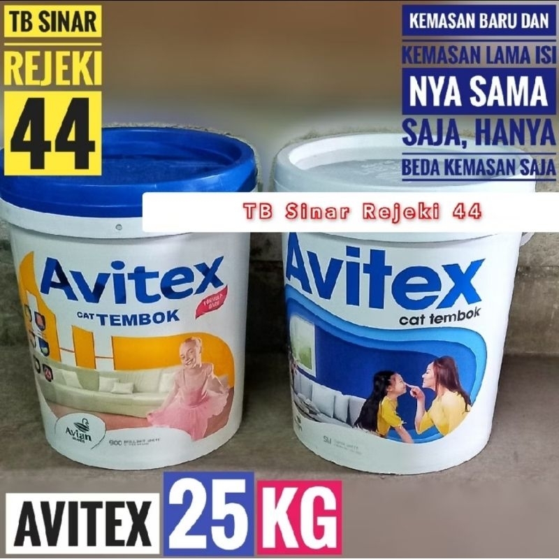 Jual [CARGO TB Sinar Rejeki 44] AVITEX Emulsion 25 KG Cat Tembok ...