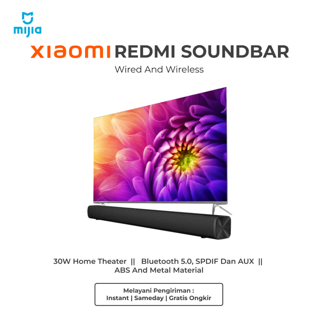 Jual Redmi TV Soundbar Wired and Wireless Bluetooth Speaker HiFi Sound ...