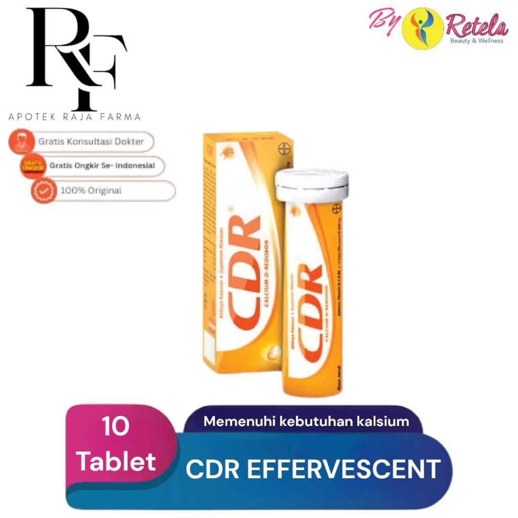 Jual CDR EFFERVESCENT (ISI 10 TABLET)(Per Pcs) | Shopee Indonesia