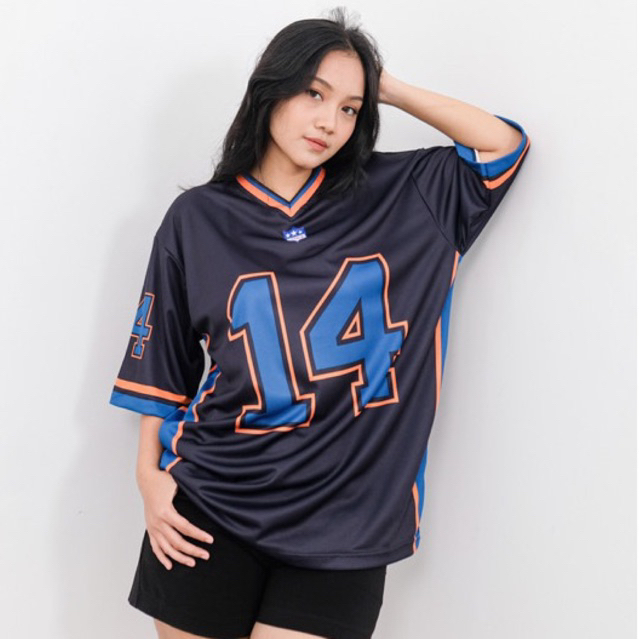 Jual Jersey oversize simple basic nfl 14 / jersey rugby / jersey ...