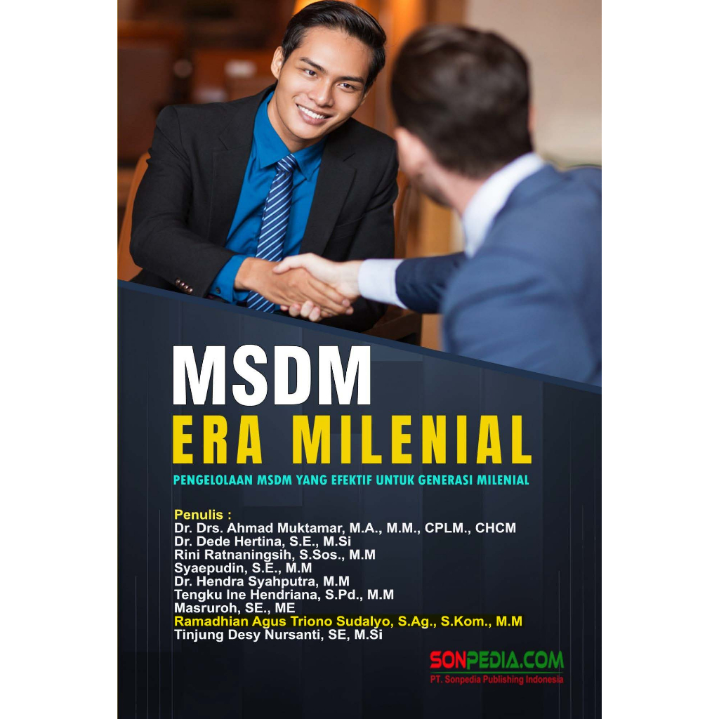 Jual MSDM Era Milenial (Pengelolaan MSDM Yang Efektif Untuk Generasi ...