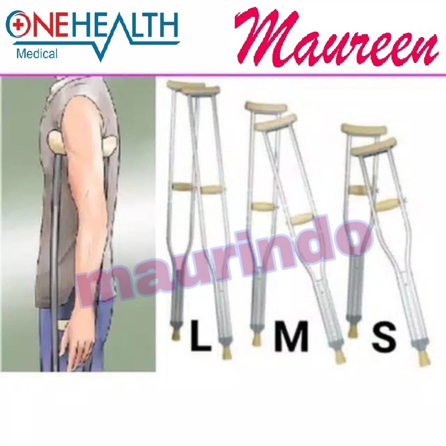 Jual [ COD] Tongkat Ketiak Crutch Tongkat Kruk ONEHEALTH Alat Bantu ...
