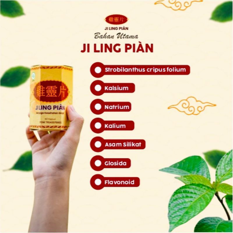 Jual JI LING PIAN Kapsul Herbal Mengobati Batu Ginjal Kencing Berbusa ...