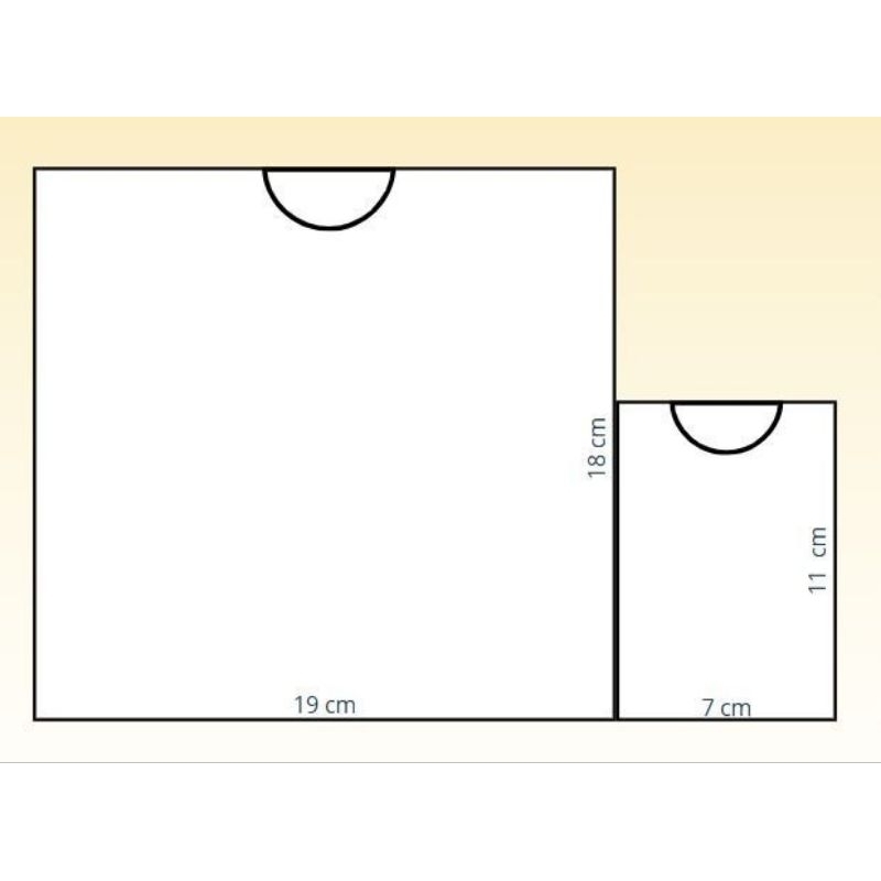 Jual Akrlik selipan brosur ukuran 19x18, 7x11 cm bahan 2mm bening ...