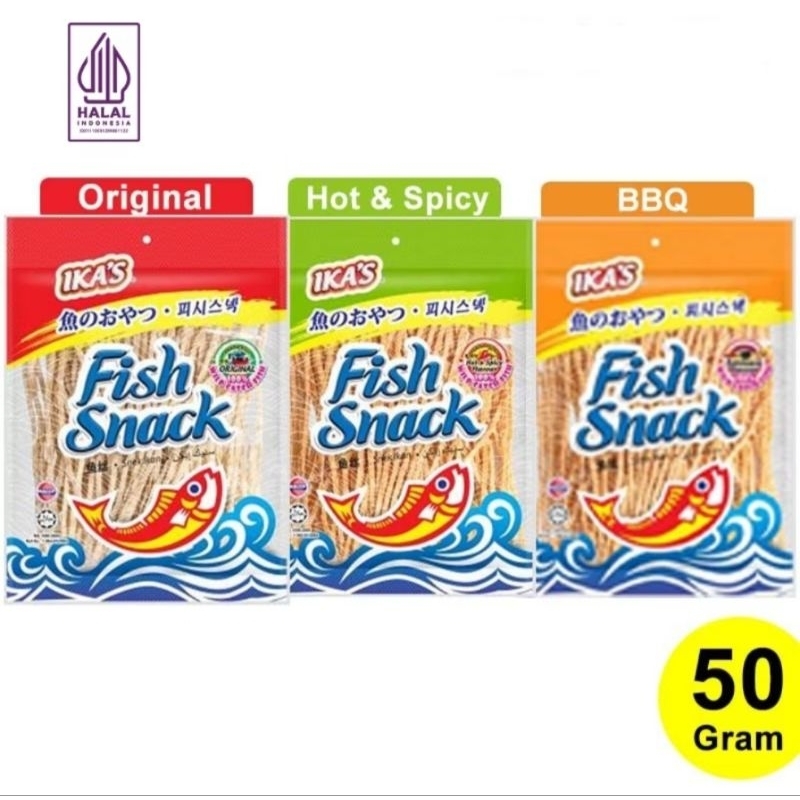 Jual FISH SNACK MERK IKA'S 120 GRAM - JUHI SNACK CEMILAN IKAN BERVARIAN ...