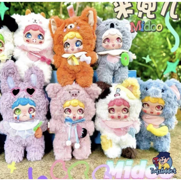 Jual Midoo Animal Plush Keychain Blindbox TERMURAH!! | Shopee Indonesia