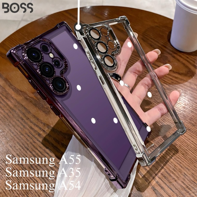Jual BOSS Case Metalic Luxury Plating Smsg A55 A54 A34 A35 5G 2024 ...