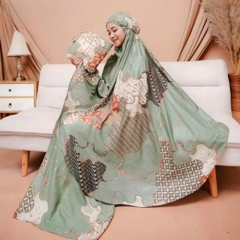 Jual Mukenah Motif Batik Mukenah Batik Mukenah Dewasa Motif Batik ...