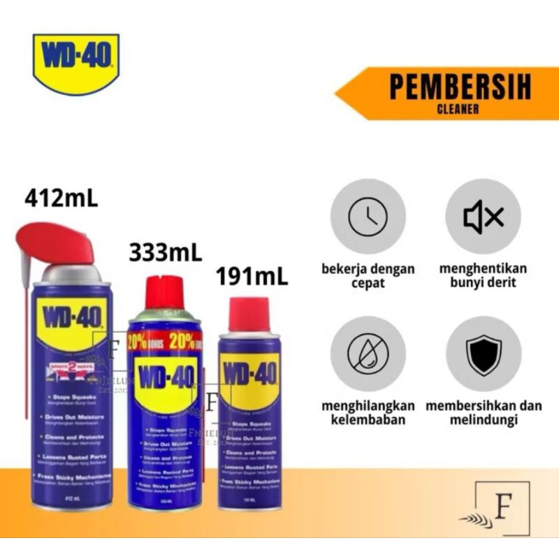 Jual WD 40 PELUMAS ANTI KARAT WD40 191 ML / 333ML | Shopee Indonesia