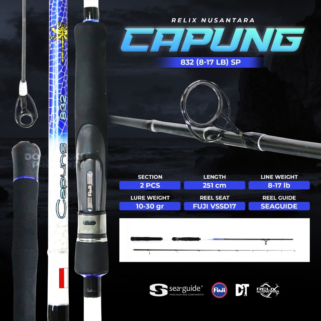Jual Capung Gen 4 Joran Relix Nusantara Joran Pancing Rod UL Ultralight ...