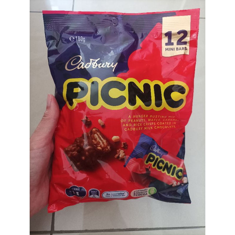 Jual Cadbury Picnic Chocolate australia | Shopee Indonesia