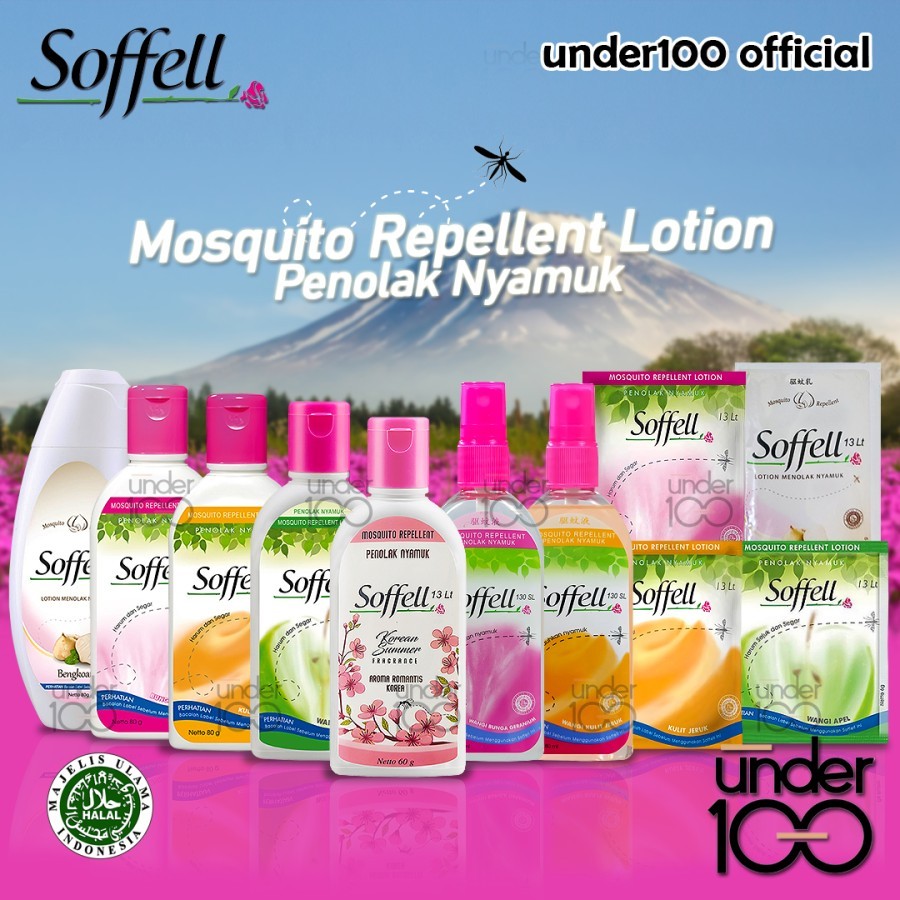 Jual SOFFELL Lotion Anti Nyamuk All Variant Botol Spray 80ml | Shopee Indonesia