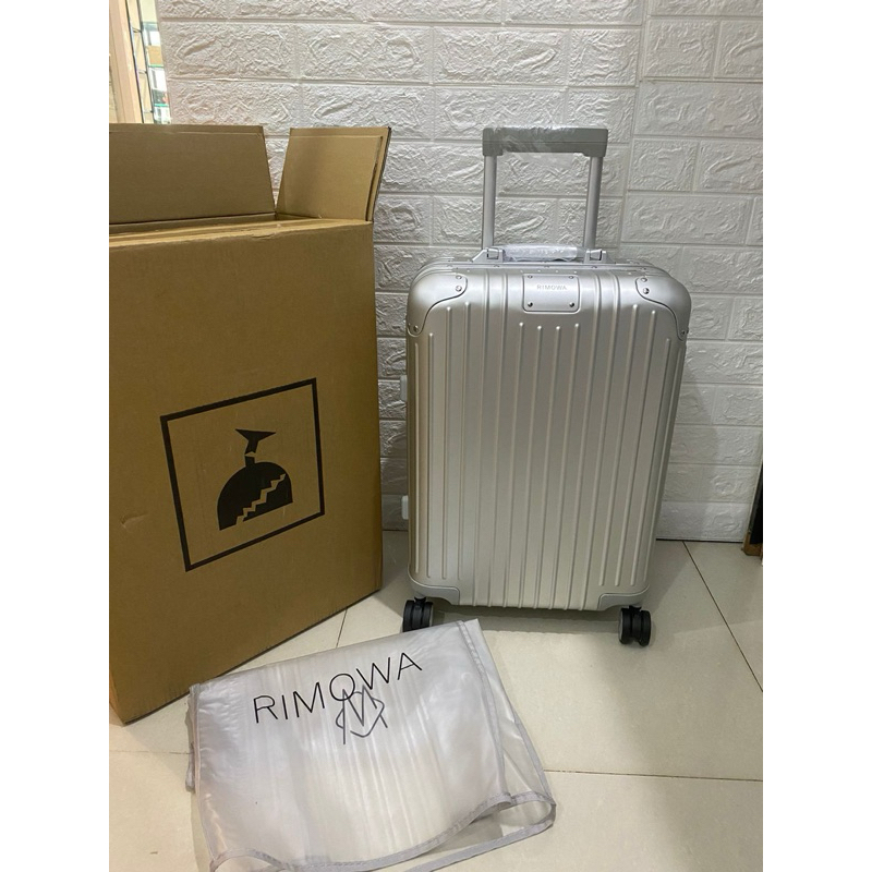 Jual koper alumunium silver 20 inch cabin luggage super mirror quality ...