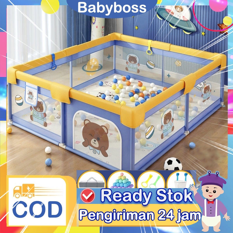 Jual [Ready Stok]Pagar Bayi Bermain Mandi Bola Anak Pembatas Kasur ...