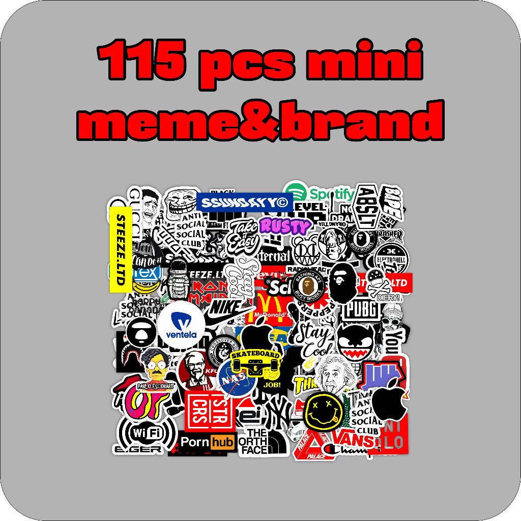 Jual Stiker pack mini isi 115pcs sudah cutting stiker case stiker ...