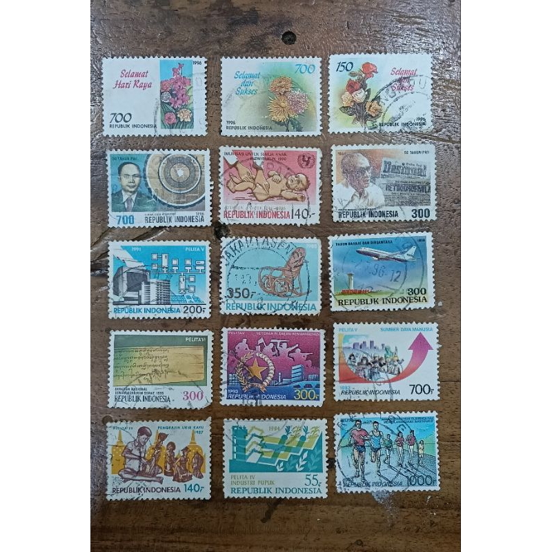 Jual perangko Indonesia campur(B24) | Shopee Indonesia