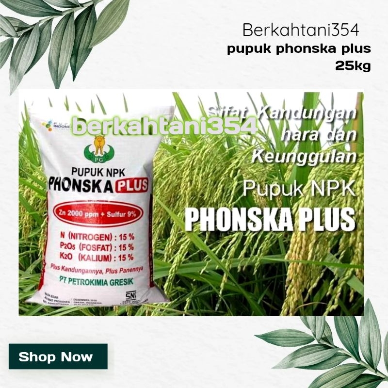 Jual ASLI!! PUPUK PHONSKA PLUS 25KG pupuk phonska plus 25kg Pupuk Npk ...