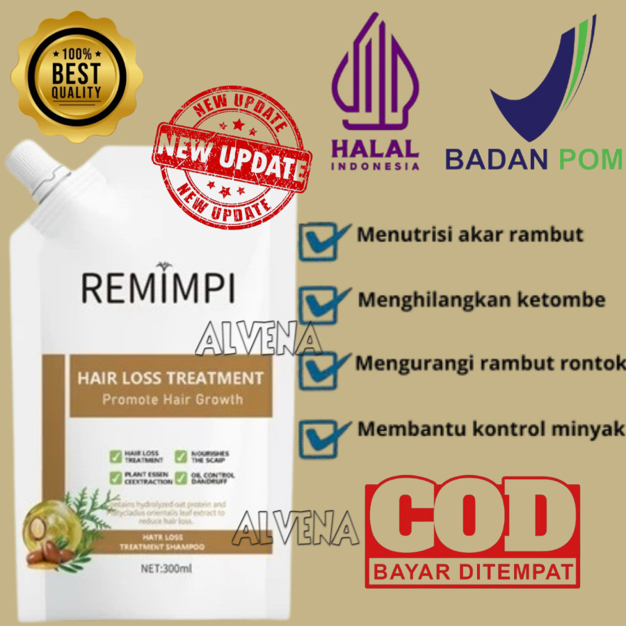 Jual [BPOM] Remimpi Shampoo Mencegah Rambut Bercabang Dan Mengurangi ...
