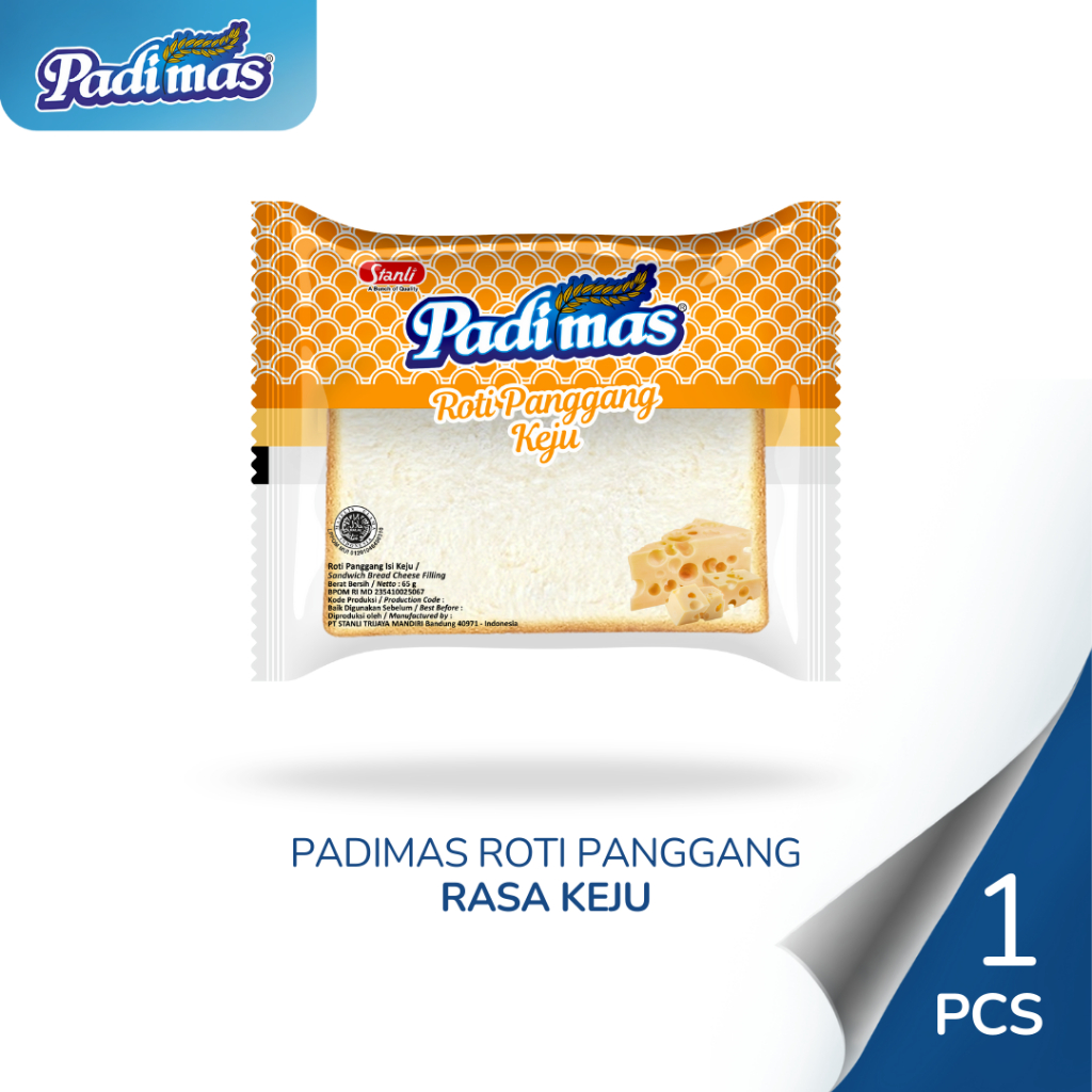 Jual Padimas Roti Panggang Rasa Keju 65g | Shopee Indonesia