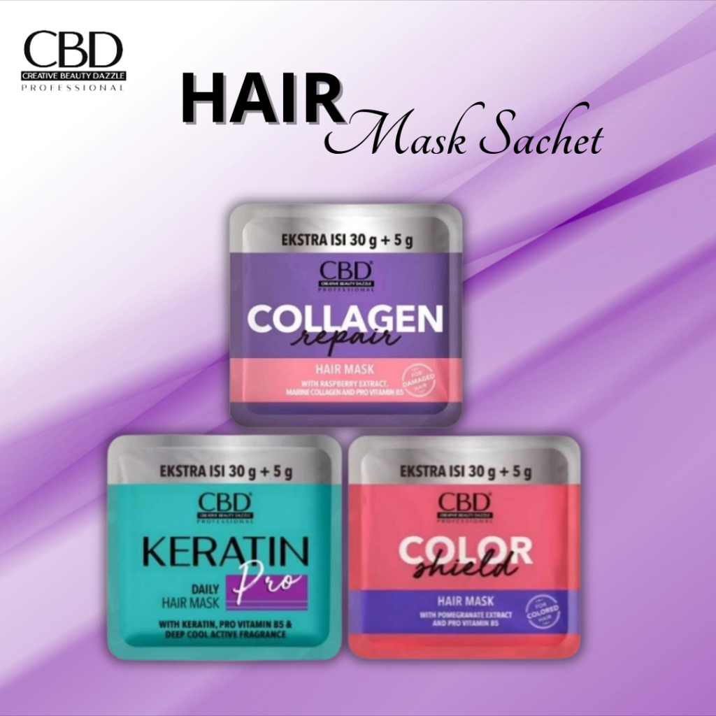 Jual CBD Hair Mask 35 ML SACHET | Shopee Indonesia